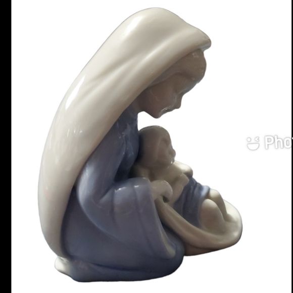 Lefton | Holiday | Lefton Japan Mary And Baby Jesus Porcelain Figurine ...